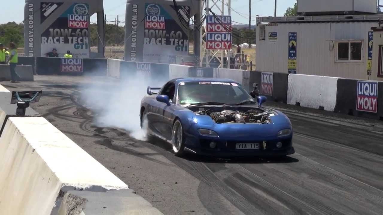 Summernats 27 - LS Powered Mazda RX7 - YouTube