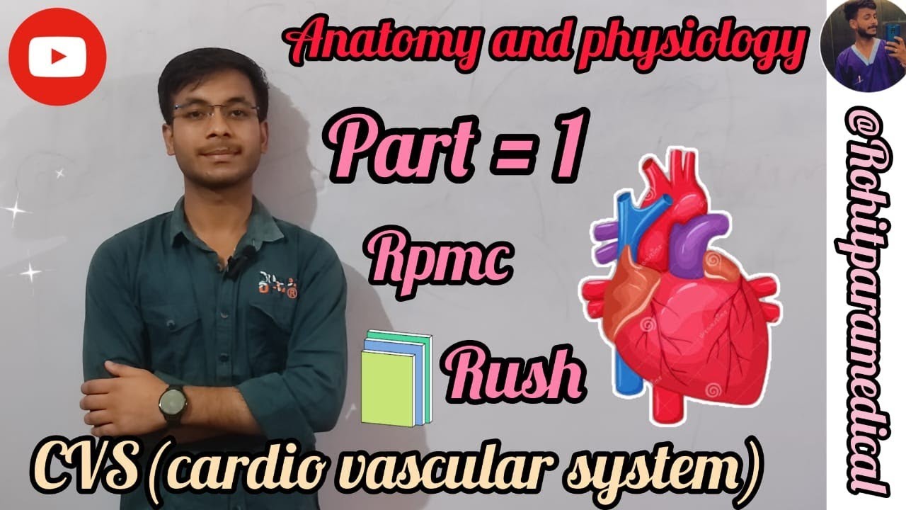 cardio vascular system (CVS) || Heart || anatomy and physiology ...