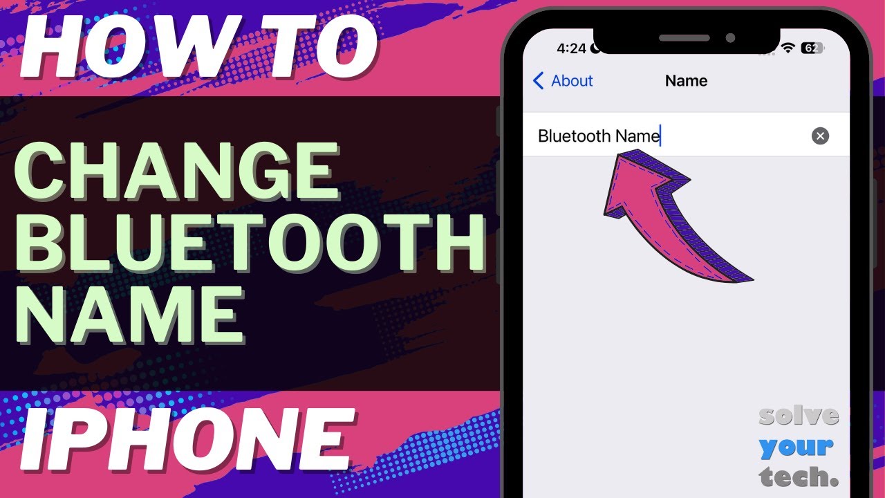 iOS 17: How to Change Bluetooth Name on iPhone - YouTube
