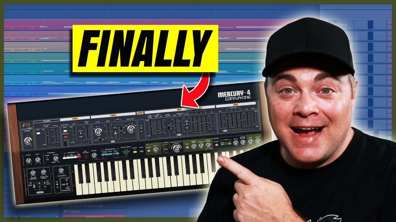 Finally A Jupiter 4 VST | Cherry Audio Mercury 4 - YouTube