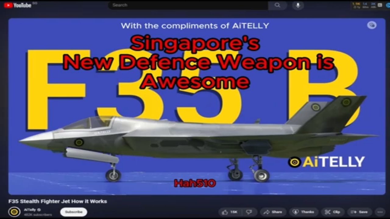 Unveiling Singapore's Terrifying F35B Fighter Jets - YouTube
