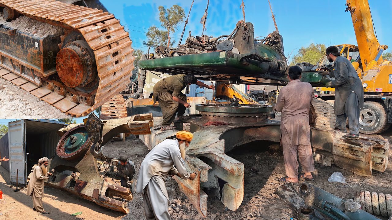 Ternol's AMAZING Japanese Excavator Assembling Process Revealed - YouTube