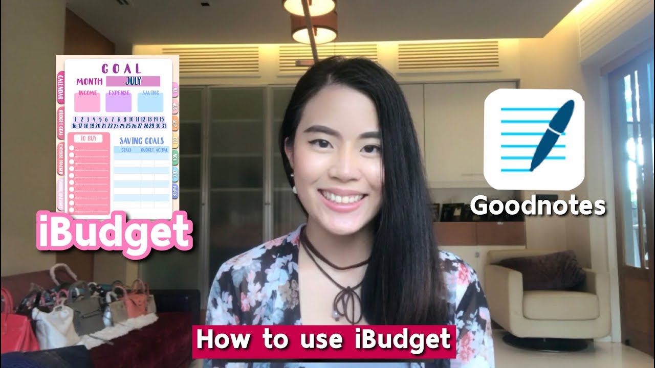 วิธีใช้ iBudget on Goodnotes - YouTube