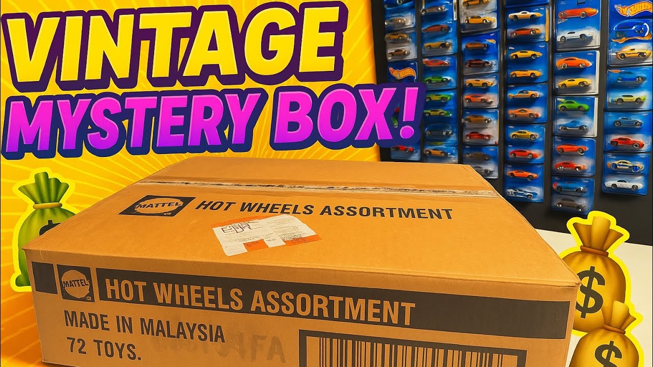 25-YEAR-OLD HOT WHEELS MYSTERY BOX UNBOXING! 90s Variants Inside! - YouTube