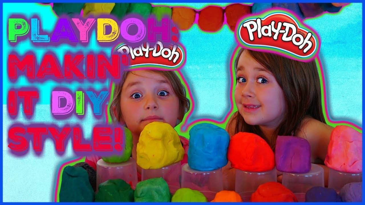 Play Doh DIY How to make Play Doh at Home Really Fun! Playdoh no cook ...