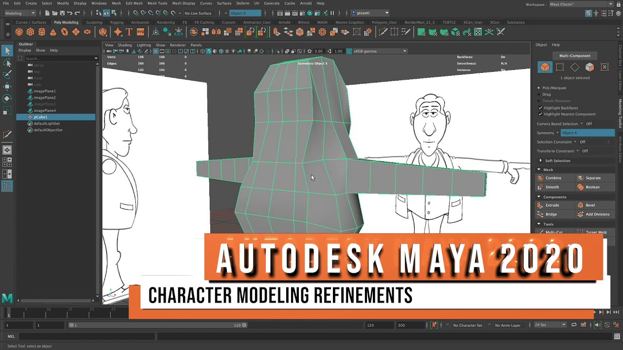 Autodesk Maya 2020 - Character Modeling Refinements - YouTube