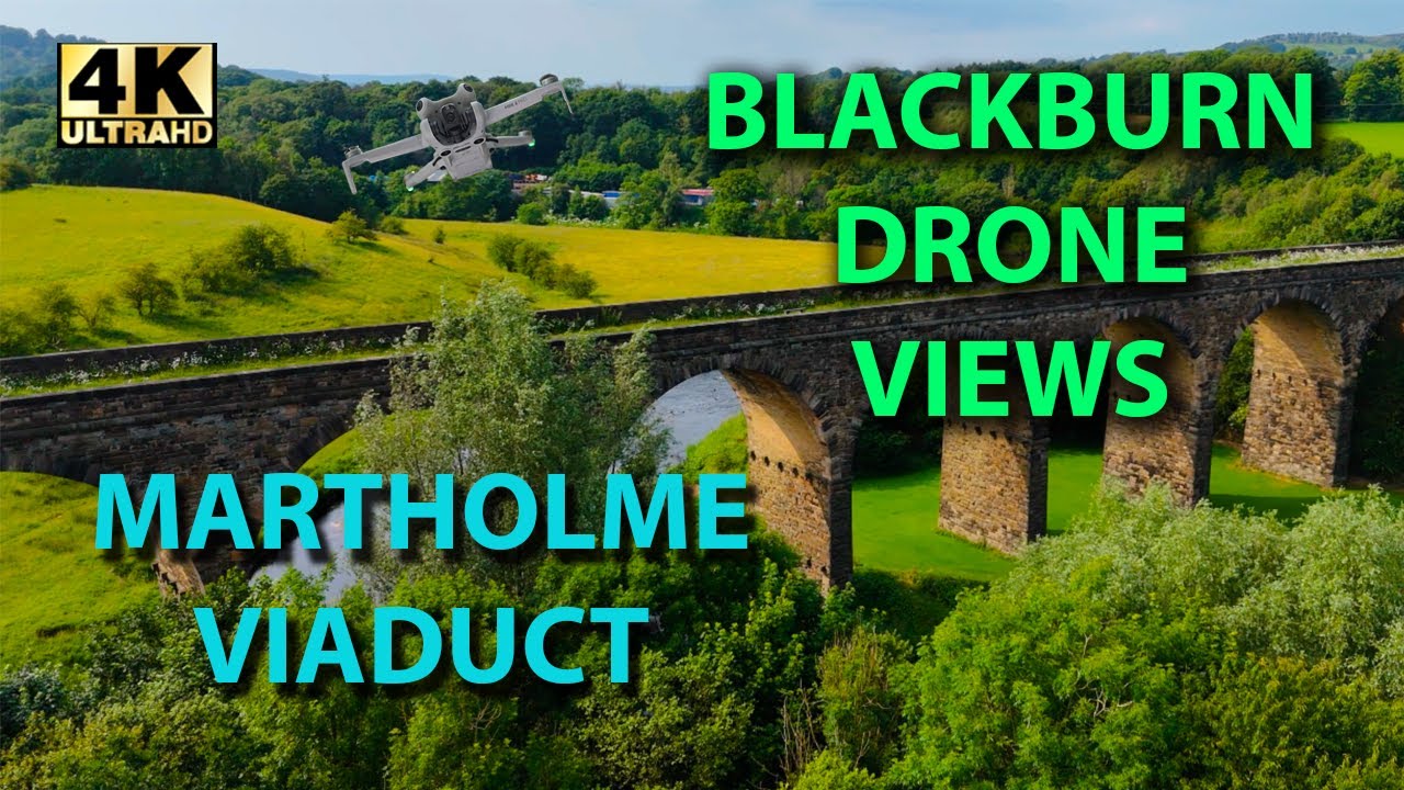 Martholme Viaduct Blackburn Drone Views - YouTube