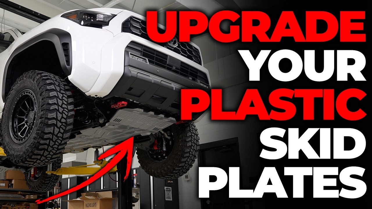 Easy 4Runner Skid Plate Upgrade | From Plastic to Trailhunter Steel ...