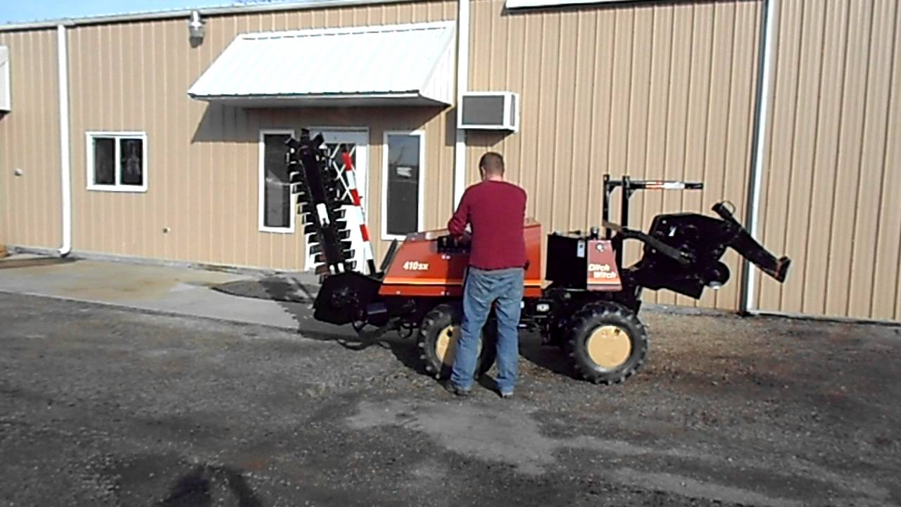2000 Ditch Witch 410SX Trencher Vibratory Cable Plow Boring Machine ...