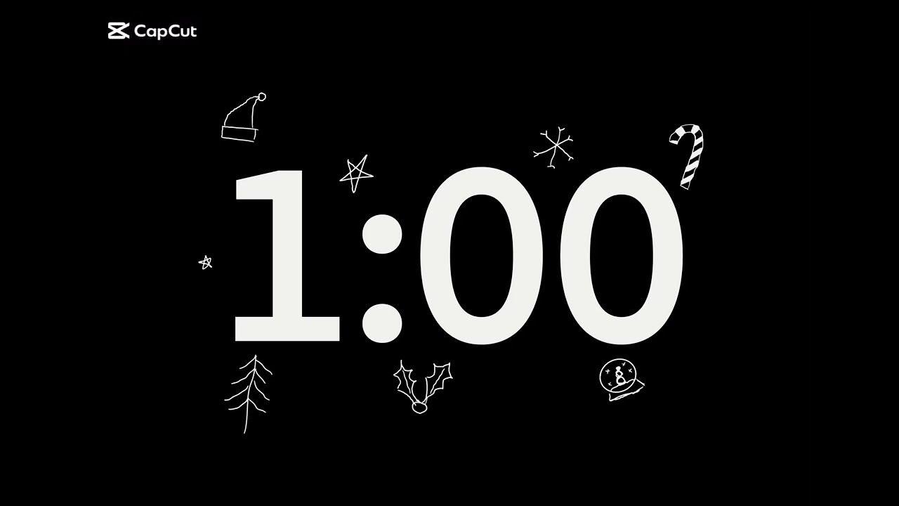 1 minute timer (🎄Christmas edition, Calm Christmas music, COPYRIGHT ...