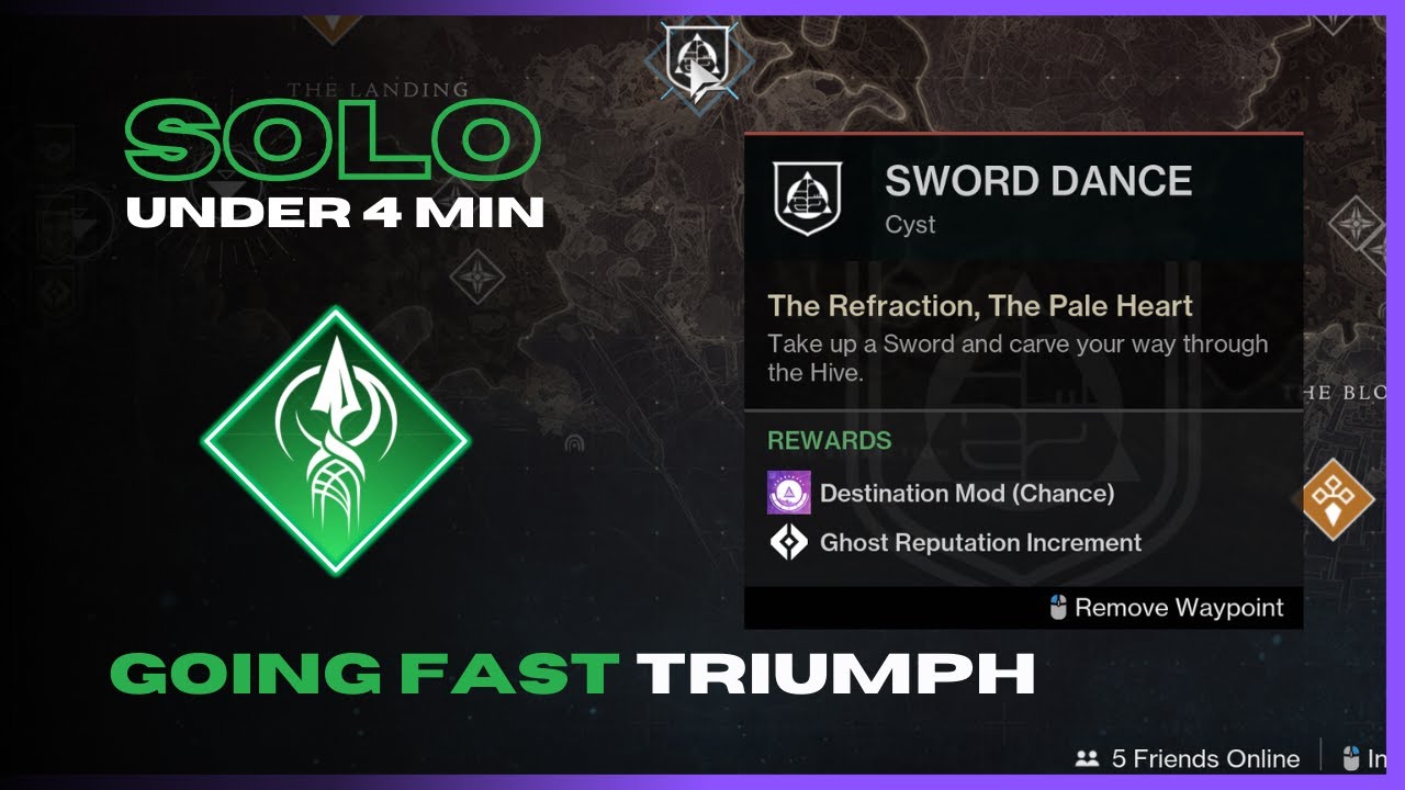 Sword Dance Trial Cyst Under 4 Minutes - Strand Hunter - Destiny 2 The ...
