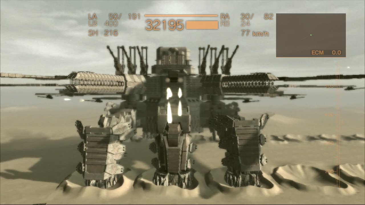Scary walking sound of Spirit of Motherwill in Armored Core - YouTube