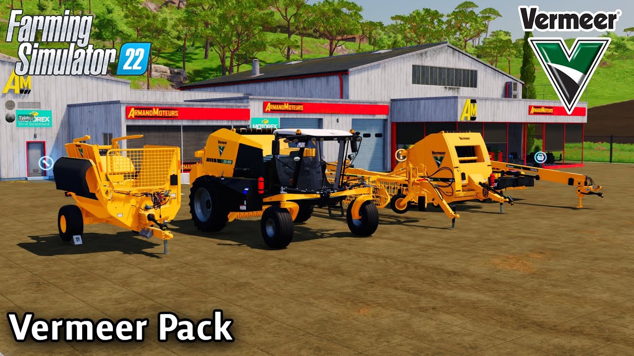 Farming Simulator 22 - Vermeer Pack Cinematic Showcase - YouTube