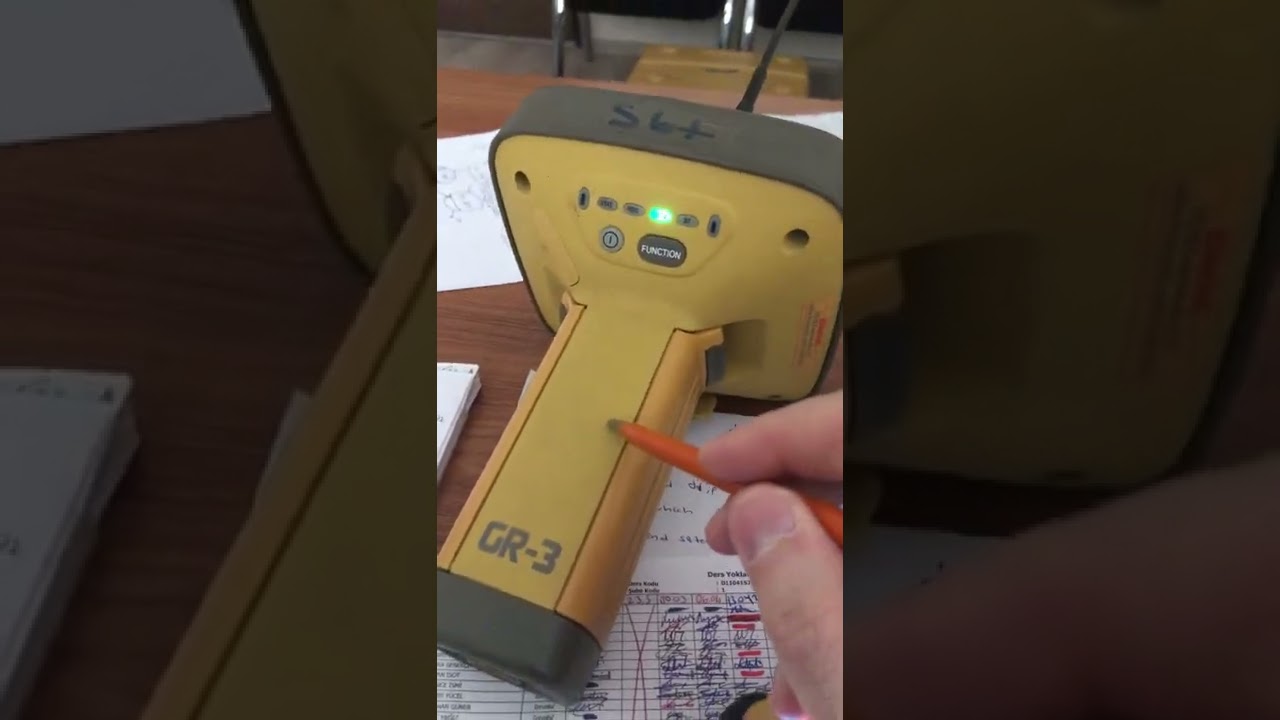 Topcon GR3 statik oturum başlatma - YouTube