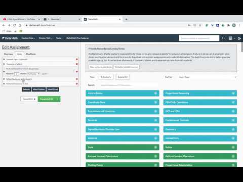 Delta Math Translations and Reflections - YouTube