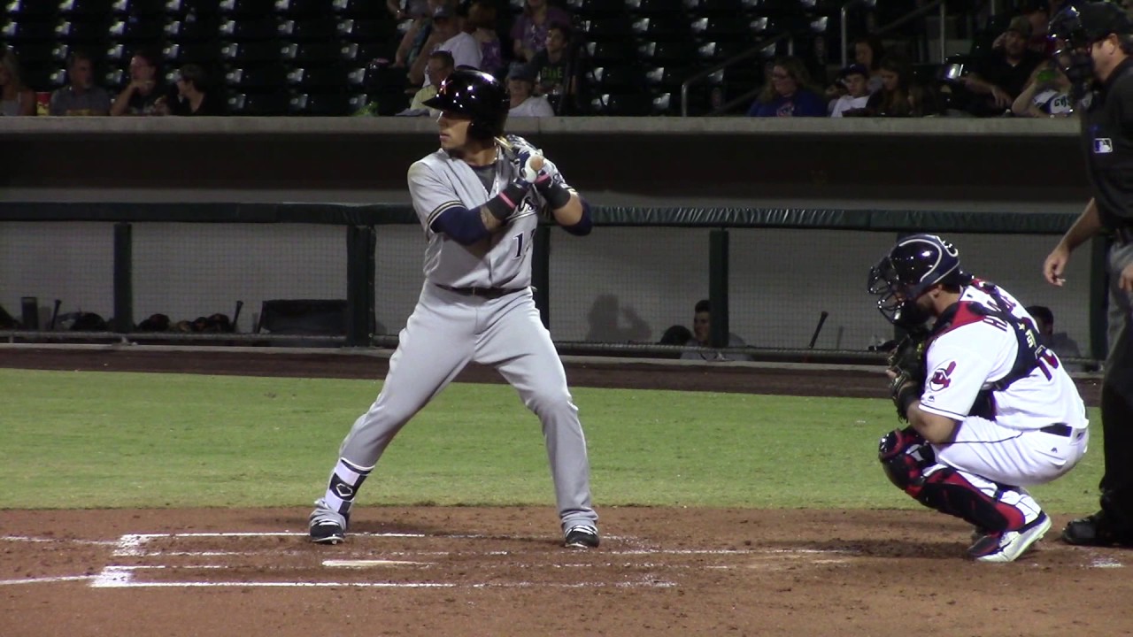 Isan Diaz, 2B, Milwaukee Brewers - YouTube
