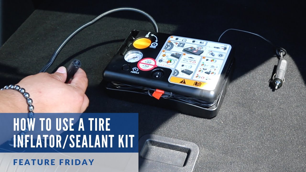 How to Use a Tire Inflator and Sealant Kit | Feature Friday - YouTube