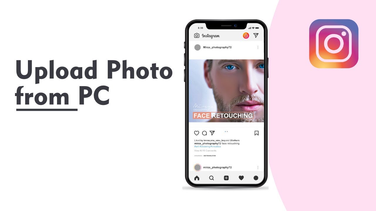 How to Upload Photo on instagram from PC&Laptop || #DigiGraphics - YouTube
