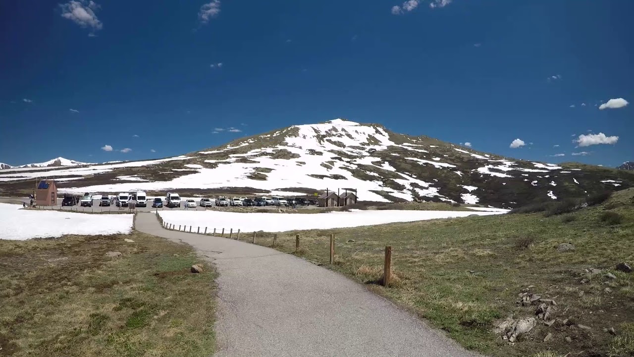 The summit of Independence Pass Colorado - YouTube
