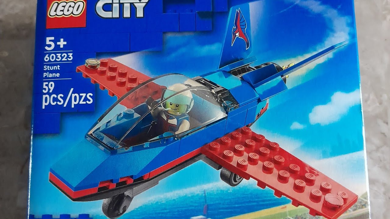 Lego City set 60323 Stunt Plane Speed Build - YouTube