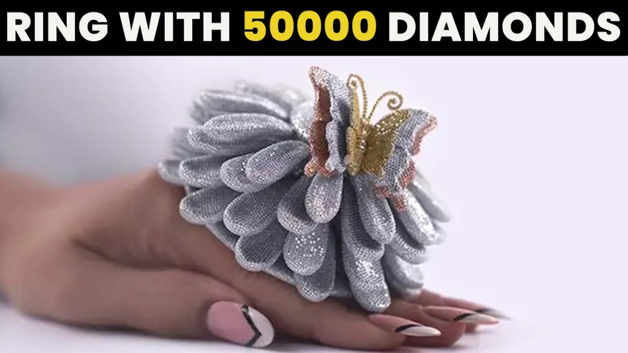 World Record | Ring with 50000 Diamonds - YouTube