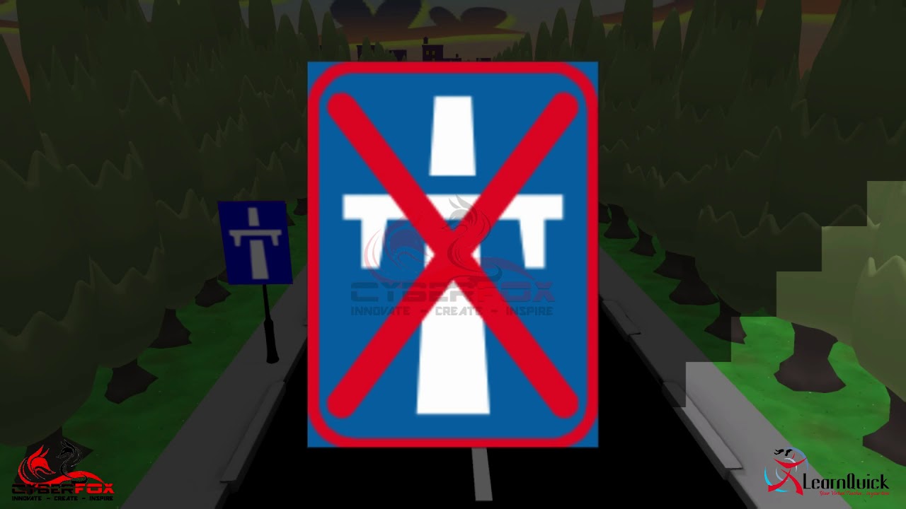 Single Carriage Freeway - Comprehensive signs - K53 learners licence ...