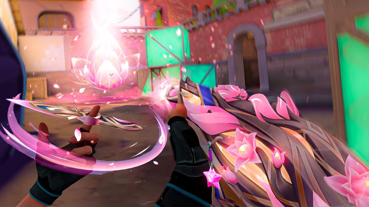 a NOVA SKIN de FLORES no VALORANT é 🌸linda🌸 - YouTube