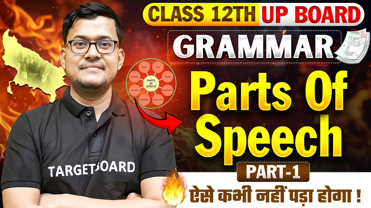 English Grammar Class 12 Up Board | Parts of Speech in English Grammar | UP Board Class 12 (2026 ...