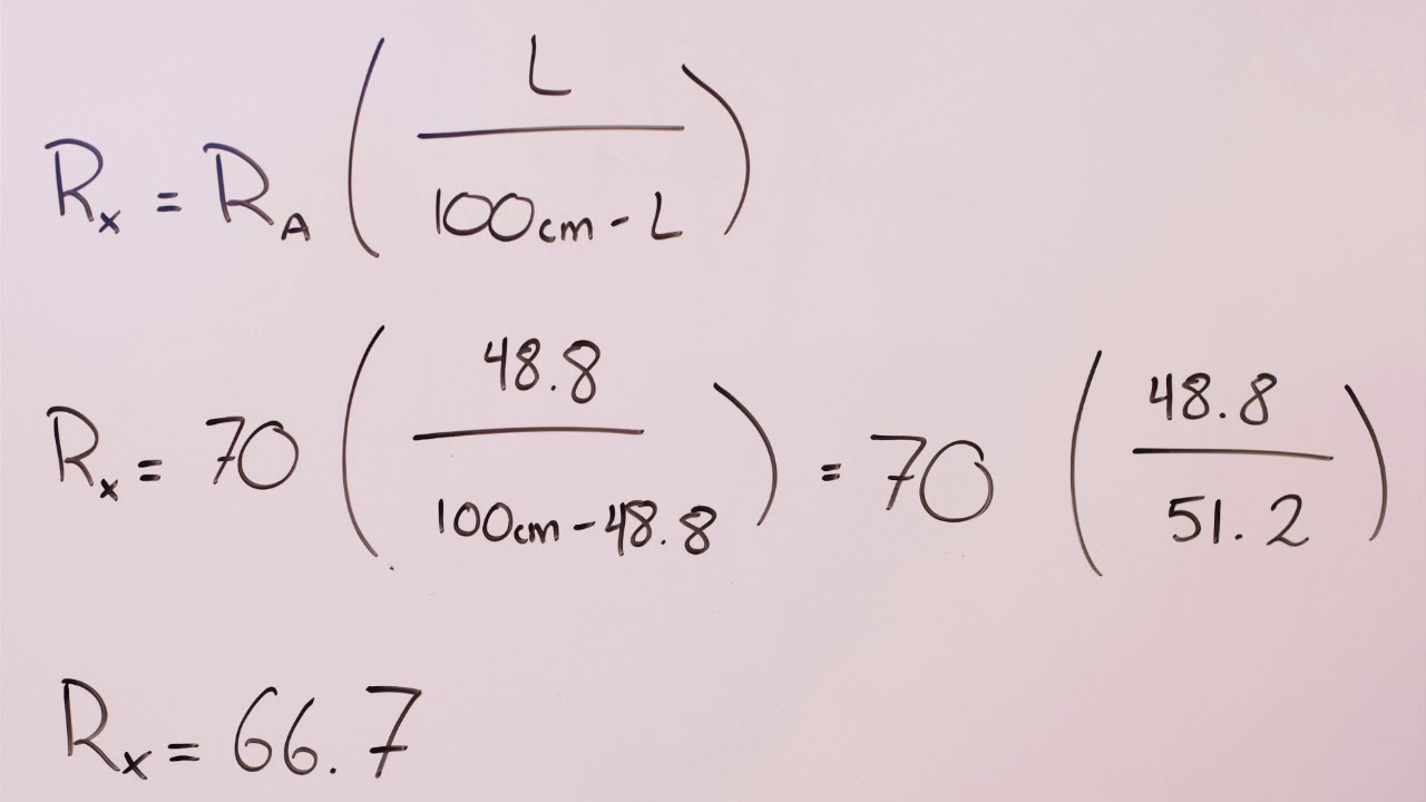 Physics Lab: Wheatstone Bridge (Procedure) - YouTube