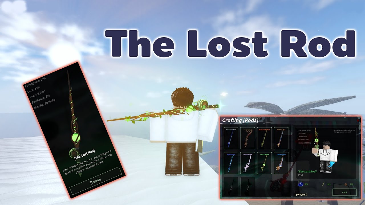 Roblox Fisch คราฟ & รีวิวThe lost rod EP:9 - YouTube