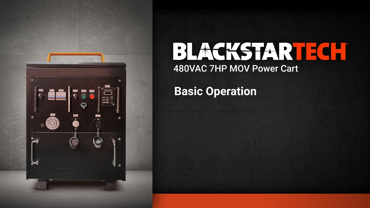 480VAC 7 HP MOV Cart Operation Overview - YouTube