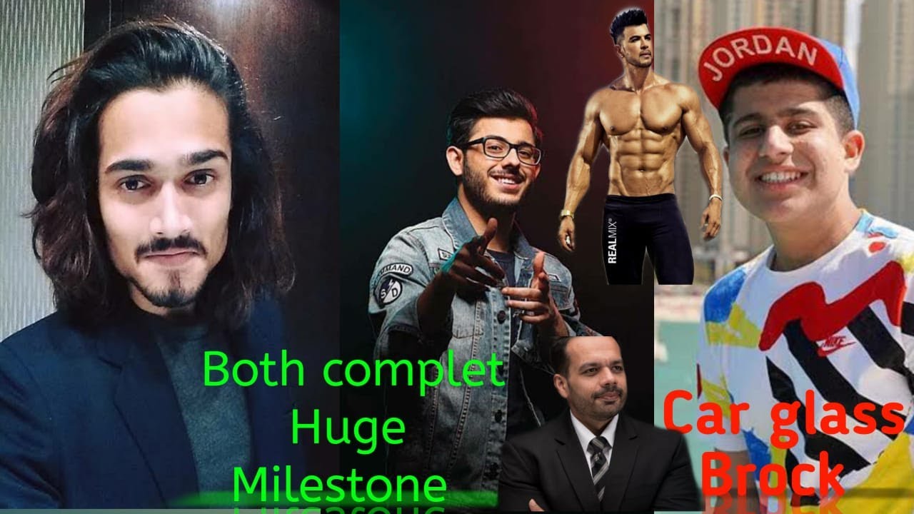 Carryminati and Bbk vines make a huge milestone , YPM vlogs Car Glass ...