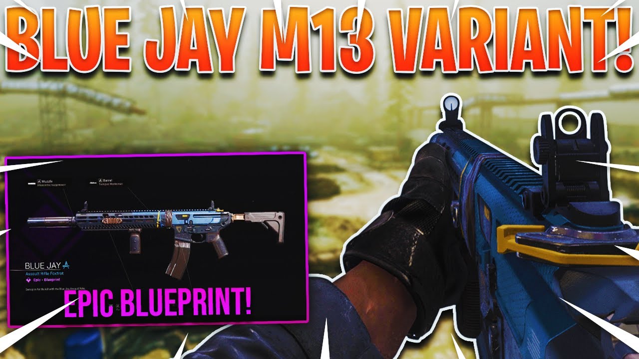 NASTY "BLUE JAY" M13 BLUEPRINT IN SEASON 4 BATTLE PASS (COD MW) - YouTube