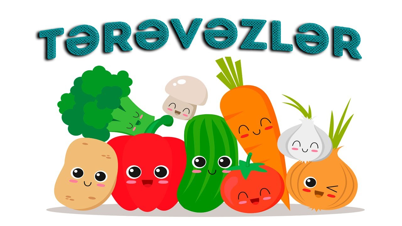 Tərəvəzlər və adları - YouTube