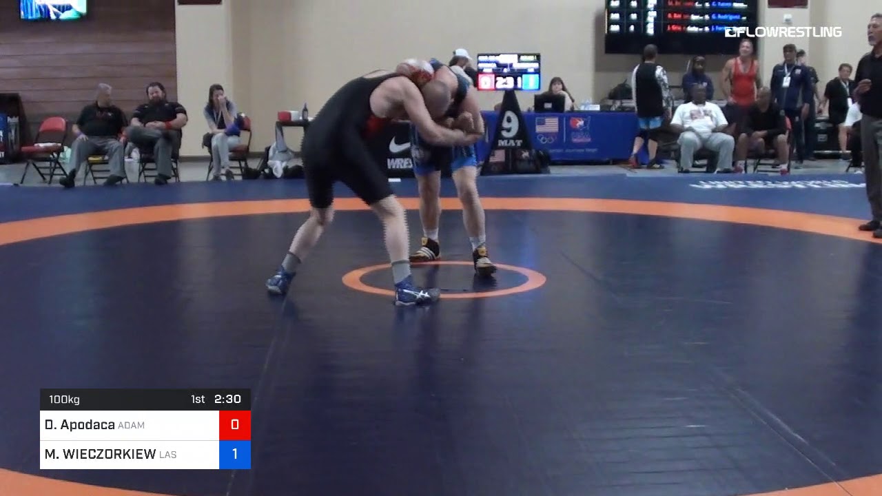 100 Kg Round 1 Donald Apodaca Adams State Wrestling Vs MIROSLAW ...