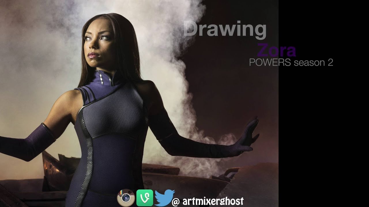 POWERS Season 2: Drawing Zora - YouTube