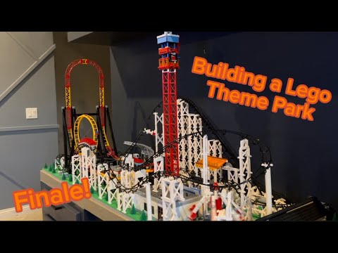 Building a Lego Theme Park (Finale) - Decorations and an outdoor stage ...