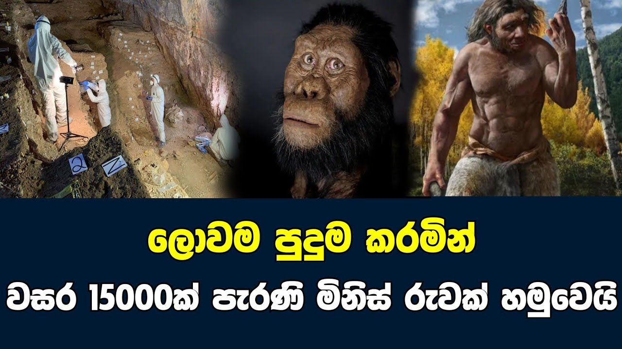 What did humans look like 15000 years ago ? - අවුරුදු 15000 කට කලින් ...
