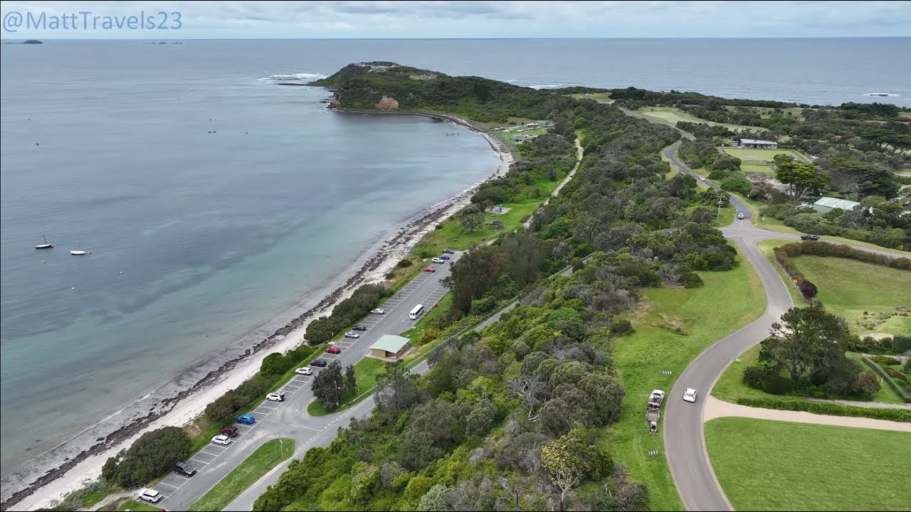 Flinders Beach Mornington Peninsula Melbourne, Australia by drone in 4K ...