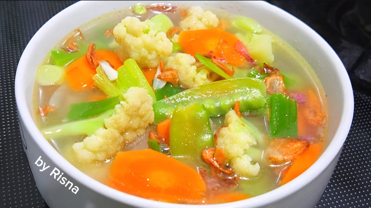 Pokoke Seger Banget ‼️ Sayur Sop Kembang Kol Tersimple - YouTube