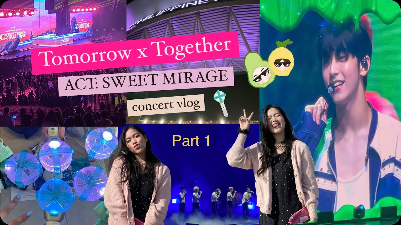 🎟️ TXT in Bulacan | Act: Sweet Mirage | Pt. 1 concert vlog - YouTube
