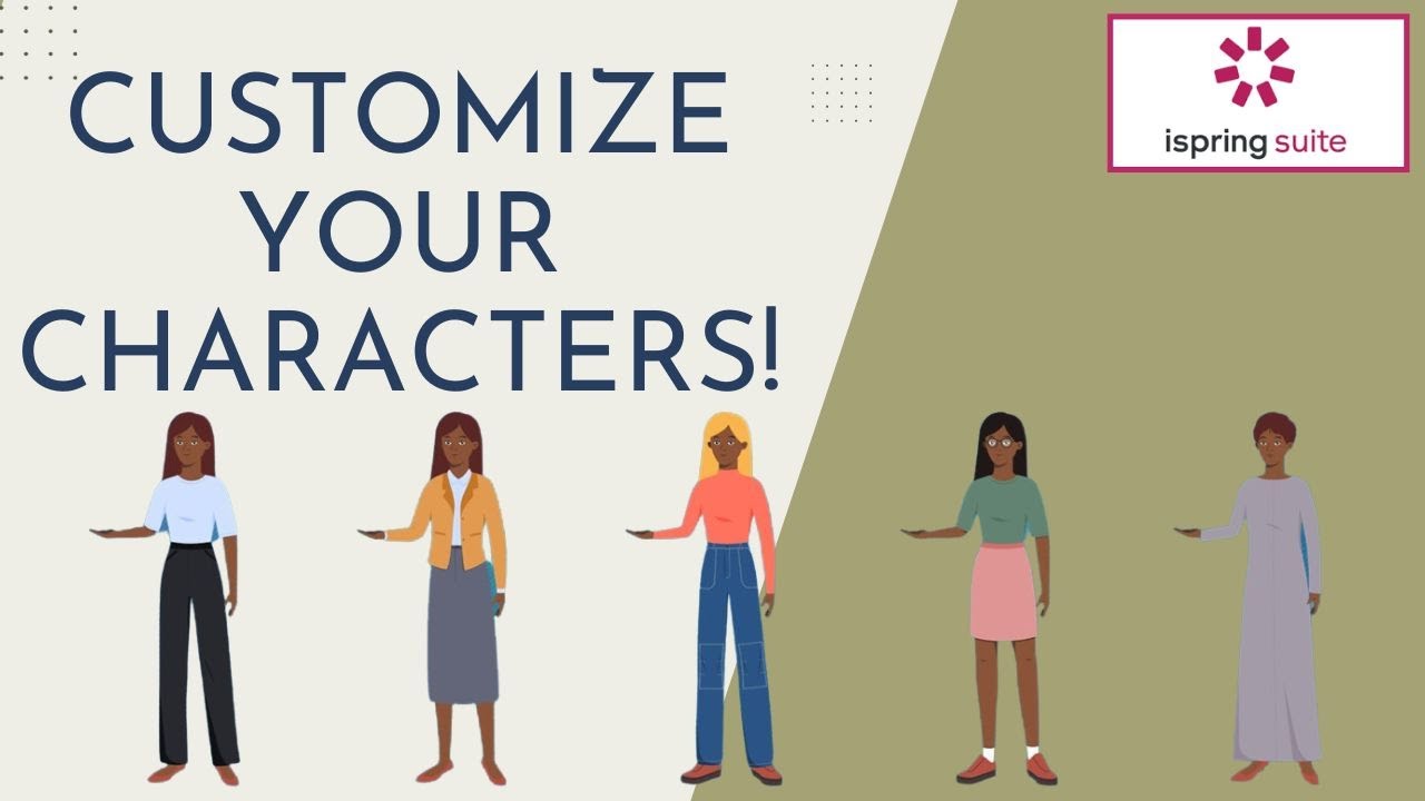 Level Up Your eLearning With Customized Characters! - YouTube
