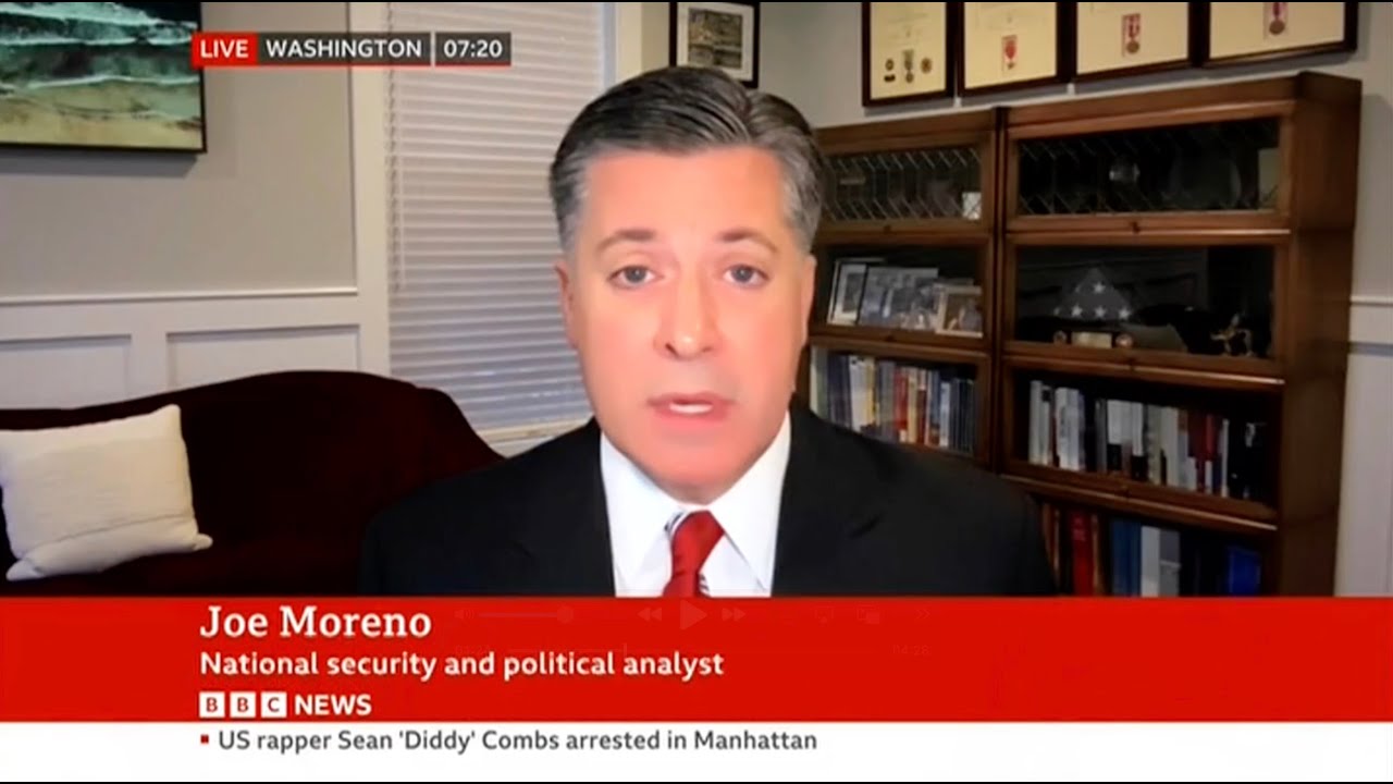 Joseph Moreno Appears on BBC News to Discuss Second Trump Assassination ...