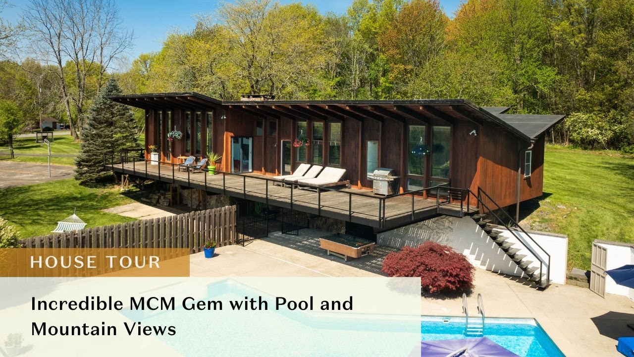Incredible MCM Gem with Pool and Mountain Views | 60 Hortons House Tour ...