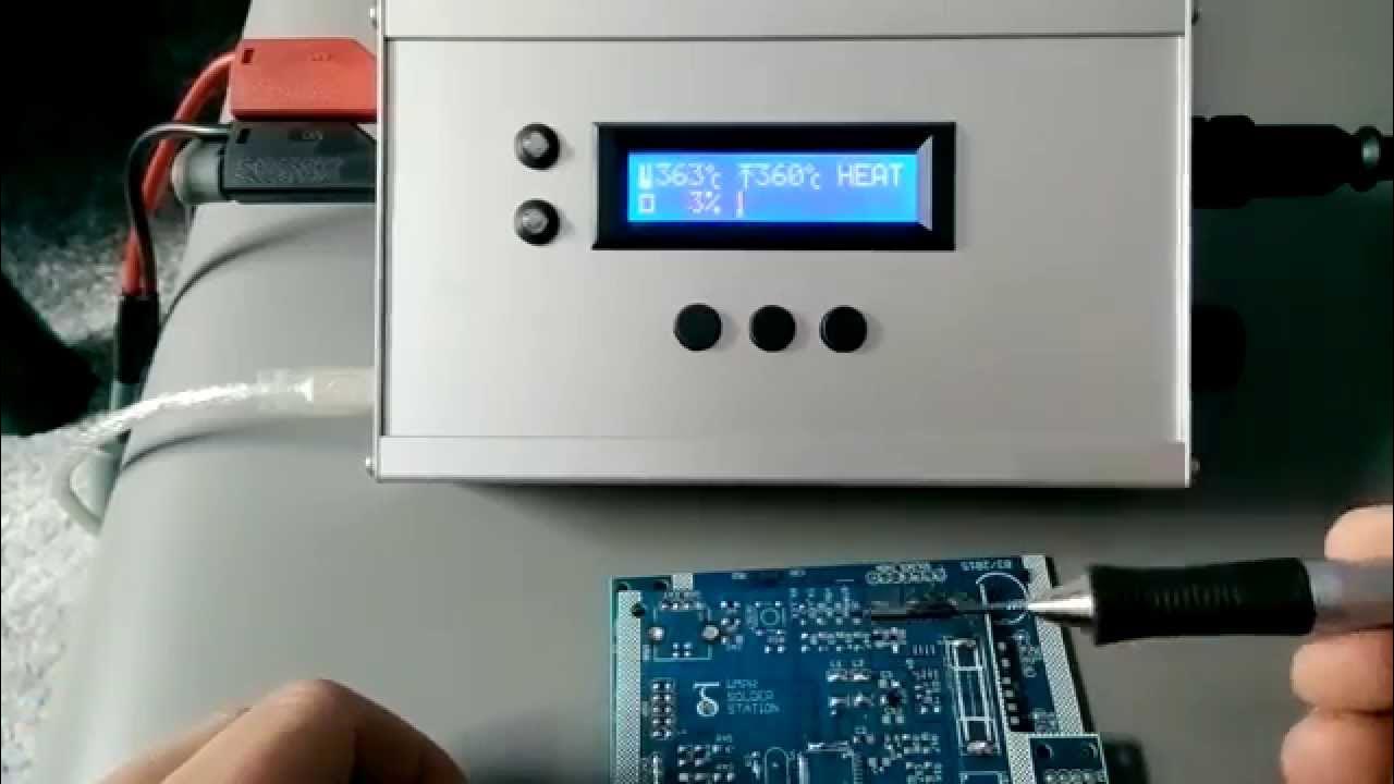 DIY soldering station with WMRP tip (open source) - YouTube
