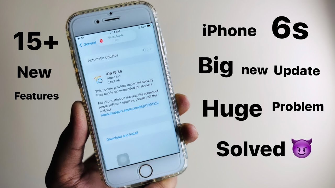 New Update for iPhone 6s - IOS 15.7.6 - New hidden features 😍😍 ...