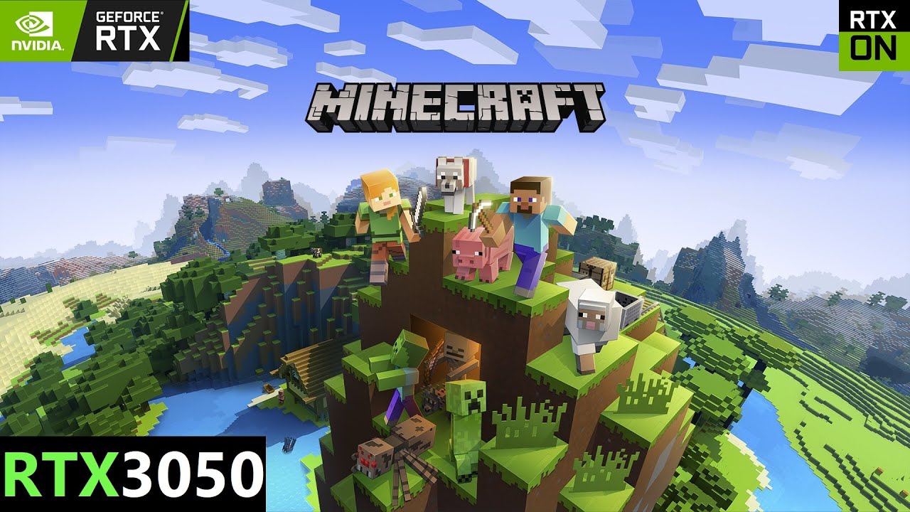 Minecraft | RTX 3050 | Acer Nitro 5 2021 | Fancy Graphics | RTX On ...