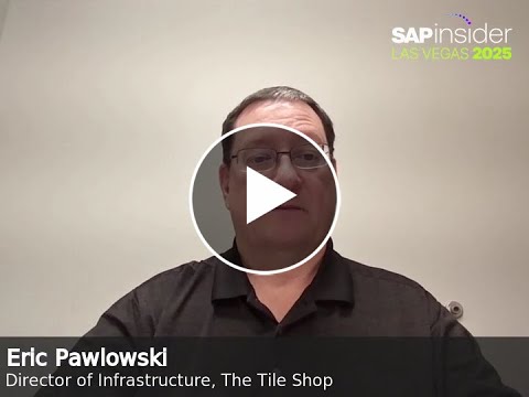 SAPinsider Las Vegas 2025: Meet the Speakers - Eric Pawlowski - YouTube