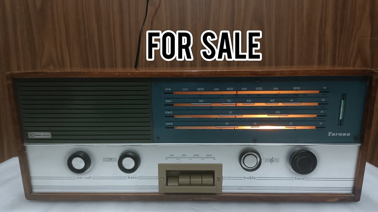sold out ji (9310741161) NELCO Model 142 TARANA TUBE RADIO - YouTube