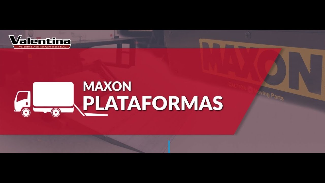 PLATAFORMAS MAXON - YouTube